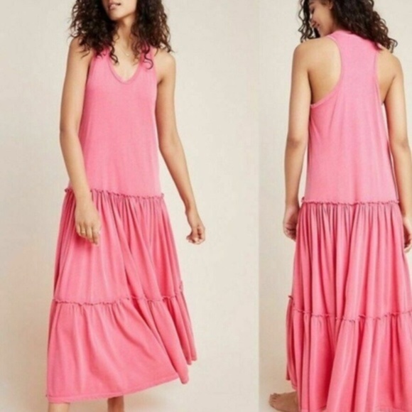 'Sundry | Dresses | Anthropologie Sundry Size Medium Pink Cotton Fabric ...